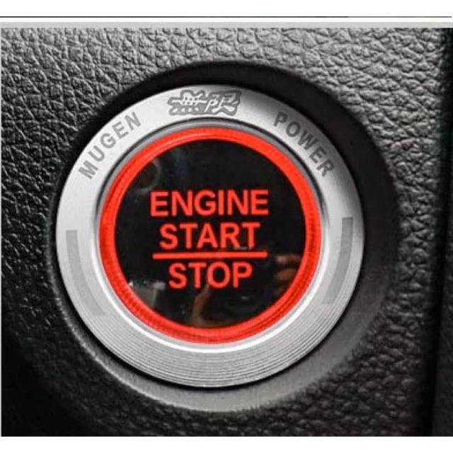 ครอบปุ่ม Push start Honda(mugen power/SI) | Shopee Thailand