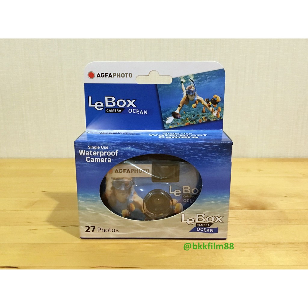 กล้องฟิล์มถ่ายใต้น้ำ Agfa LeBox Ocean 400 waterproof single-use Camera ...