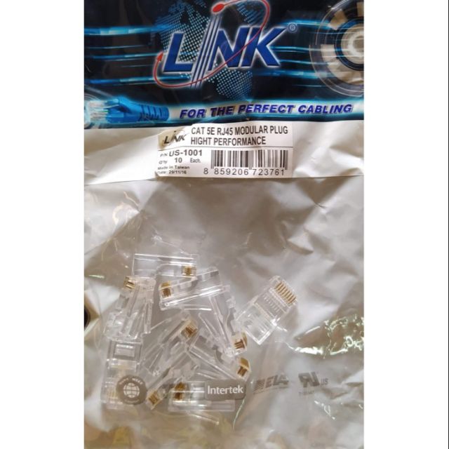 หัวแลน RJ45 ยีี่ห้อLink รุ่น US-1001 แท้ | Shopee Thailand