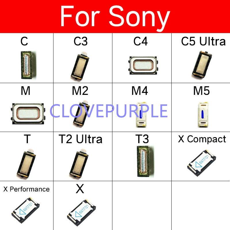 ชุดหูฟังลําโพงสําหรับ Sony Xperia C S39H C3 C4 C5 M M2 M4 M5 T T2 T3 Ultra Lt30P Xm50H D5102 X ...
