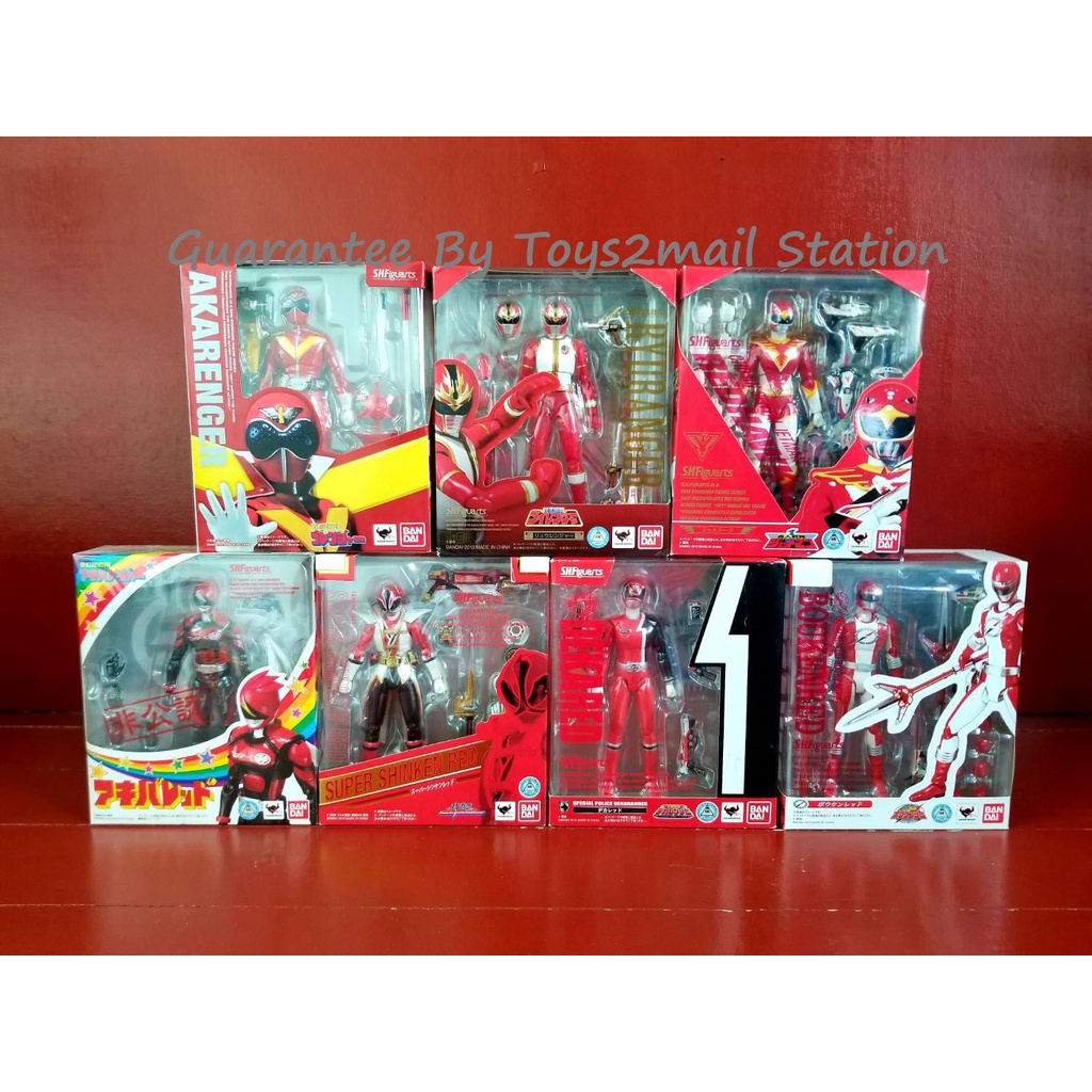 [เหมา หรือ แยก] [RARE] BANDAI S.H.Figuarts : SHF SENTAI RED RANGER [JP ...