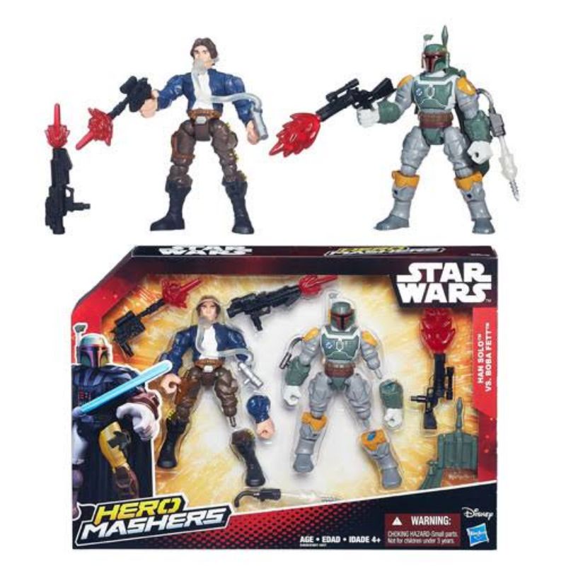 Star Wars Hero Mashers Han Solo vs. Boba Fett | Shopee Thailand