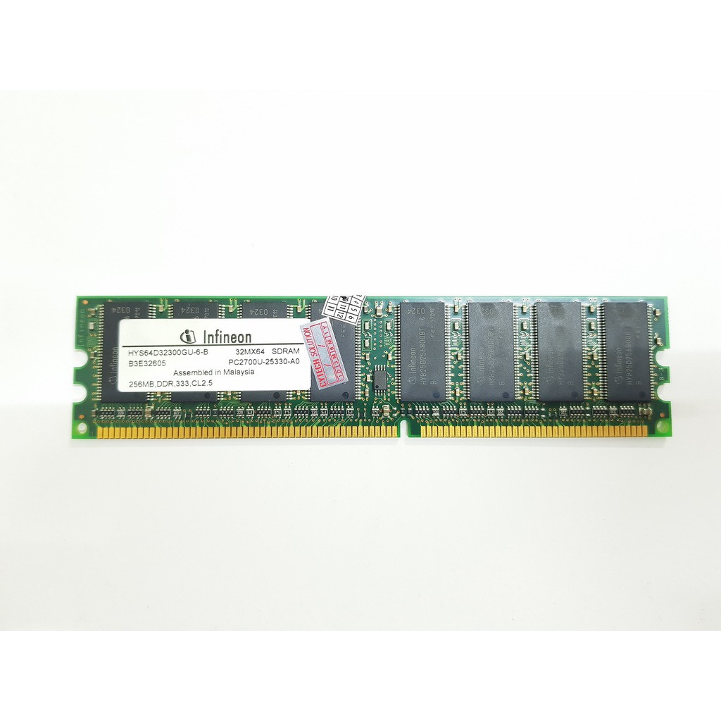 แรม RAM DDR 333 256MB PC infineon | Shopee Thailand