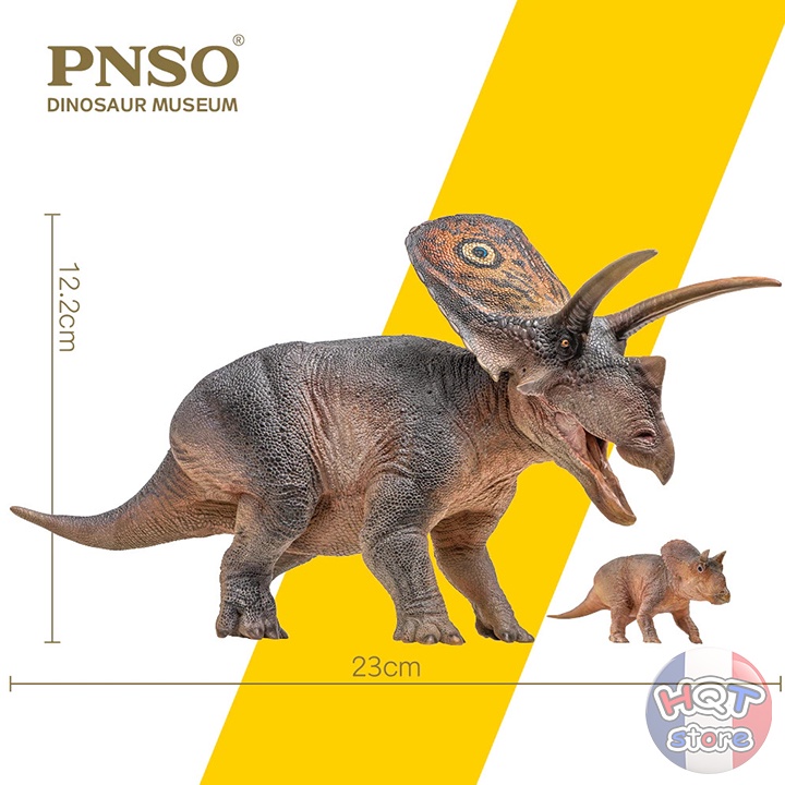 ของแท ้ Torosaurus Aubrey และ Dabei PNSO Dinosaur รุ ่ น 1 / 35 Scale | Shopee Thailand