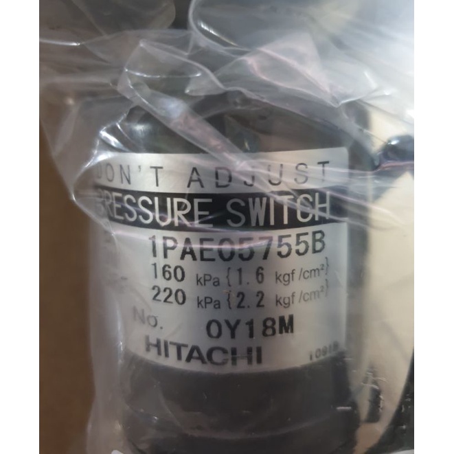 สวิทซ์แรงดันปั๊มน้ำ/สวิทซ์ออโต/สวิทซ์ตัดต่อสำหรับปั๊มน้ำฮิตาชิ Pressure ...