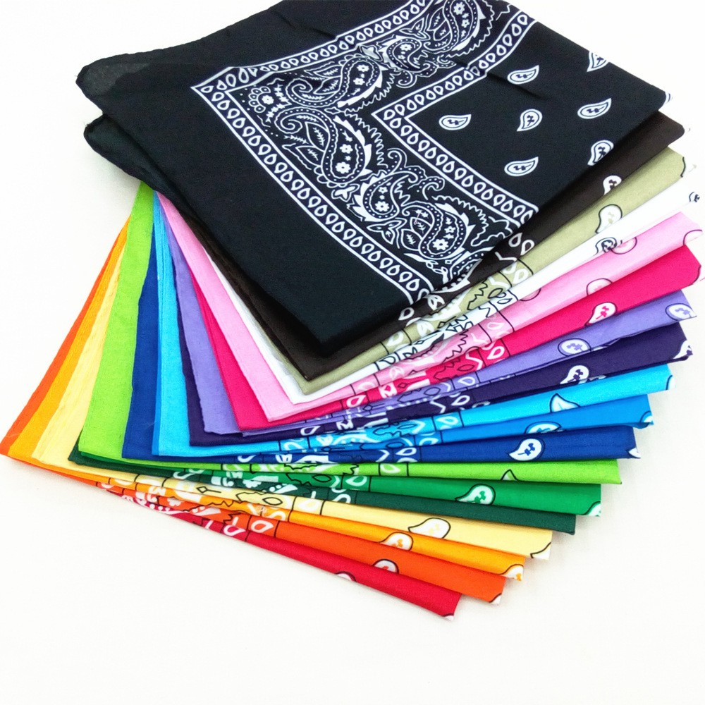 Parsimonous 55 ซม.ผ้าฝ้ายผ้าพันคอดอกไม้ Cashew Unisex Turban Hip Hop ...