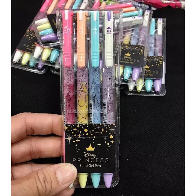 ปากกา Disney Princess semi gel pen ปากกากึงเจล | Shopee Thailand