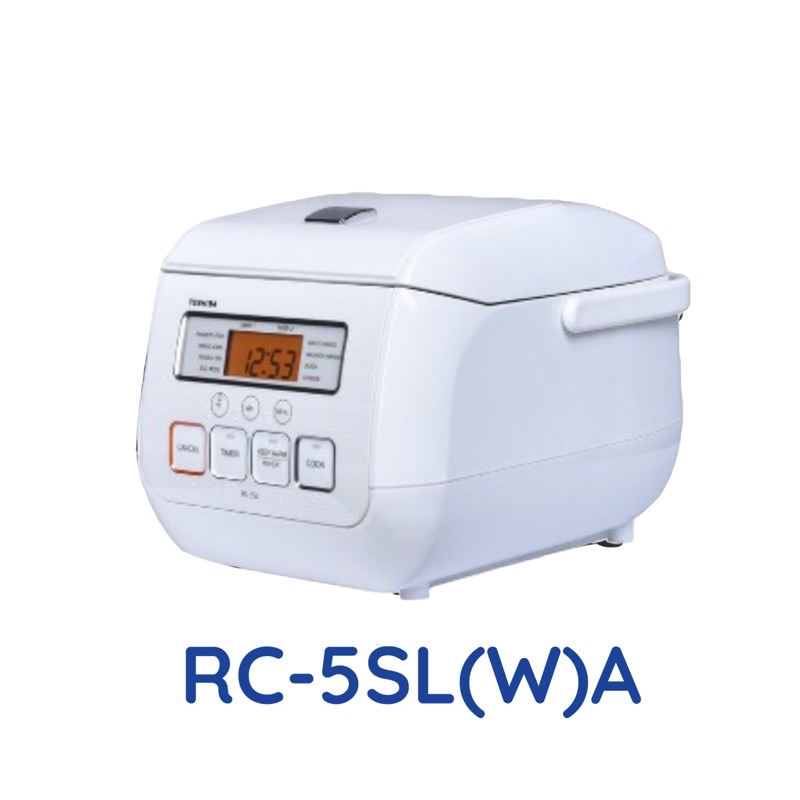 RC-5SL(W)A RC-5SL(K)A RC5SL หม้อดิจิตอล Toshiba 0.5ลิตร | Shopee Thailand