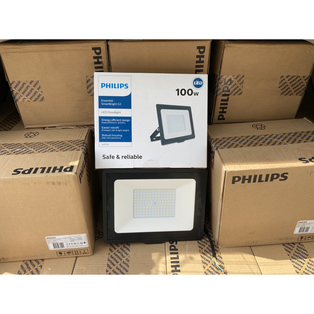 Philips โคมสปอร์ตไลท์ โคมฟลัดไลท์ ฟิลิปส์10W 20W 30W 50W 70W รุ่นBVP150 Floodlight SPOTLIGHT LED ...