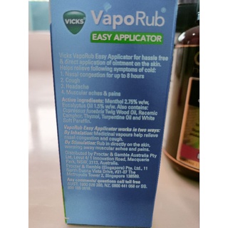 Vicks VapoRub Easy Applicator Vaporising Ointment 35g | Shopee Thailand