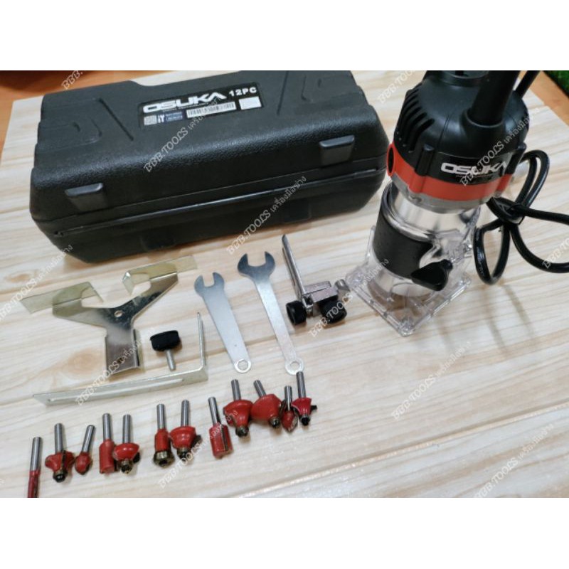 ทริมเมอร์ OSUKA OS-370 พร้อมดอกทริมเมอร์ ขนาด 1/4" 12 ตัว | Shopee Thailand