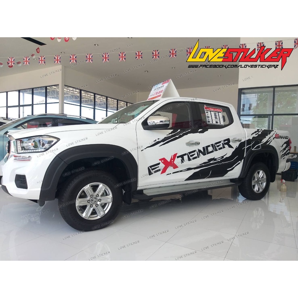 สติ๊กเกอร์ลายโคลน Extender Ex24 ทนทาน สวยงาม ไม่กินสีรถ ลอกออกง่าย (แถม ...