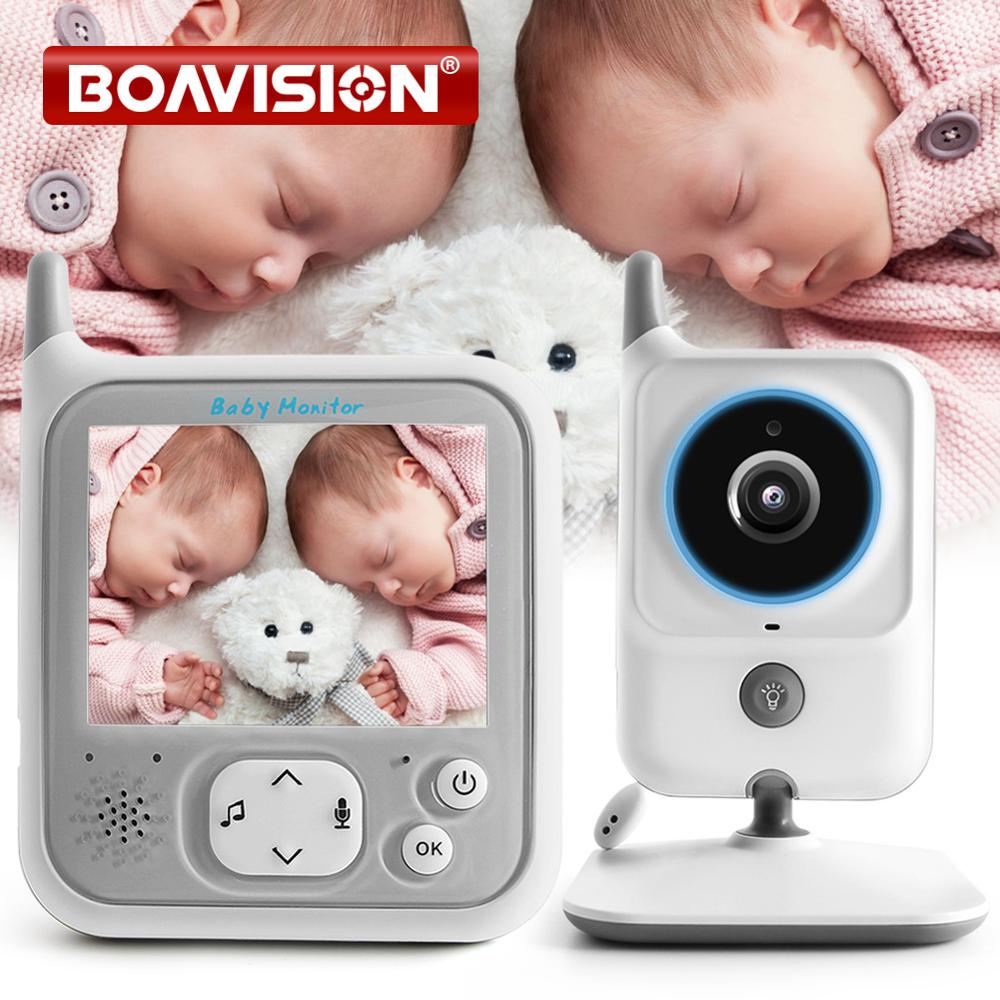 จอภาพ3.2 Inch LCD Video Baby Monitors Wireless Babysitter Two Way Audio ...