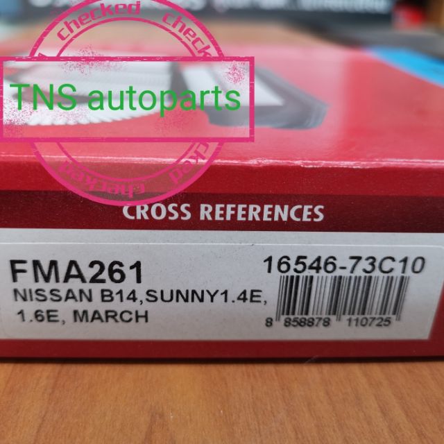 ไส้กรองอากาศNissan B14,Sunny 1.4E,1.6E,March | Shopee Thailand