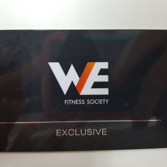 บัตรสมาชิก we fitness | Shopee Thailand