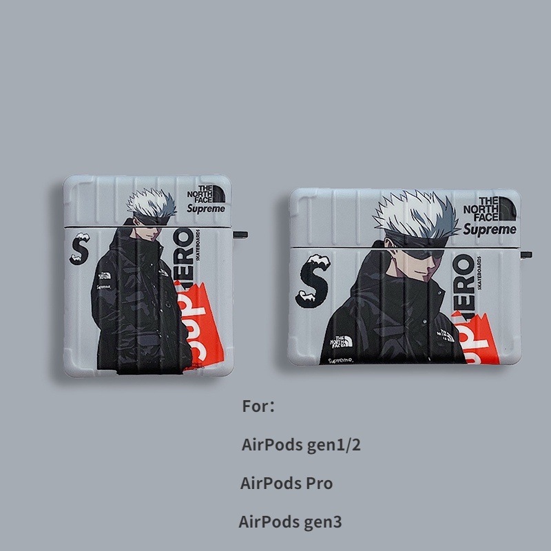 เคสป้องกันหูฟัง แบบนิ่ม ลายอนิเมะ Jujutsu Kaisen gojo พร้อมตะขอ สําหรับ ...