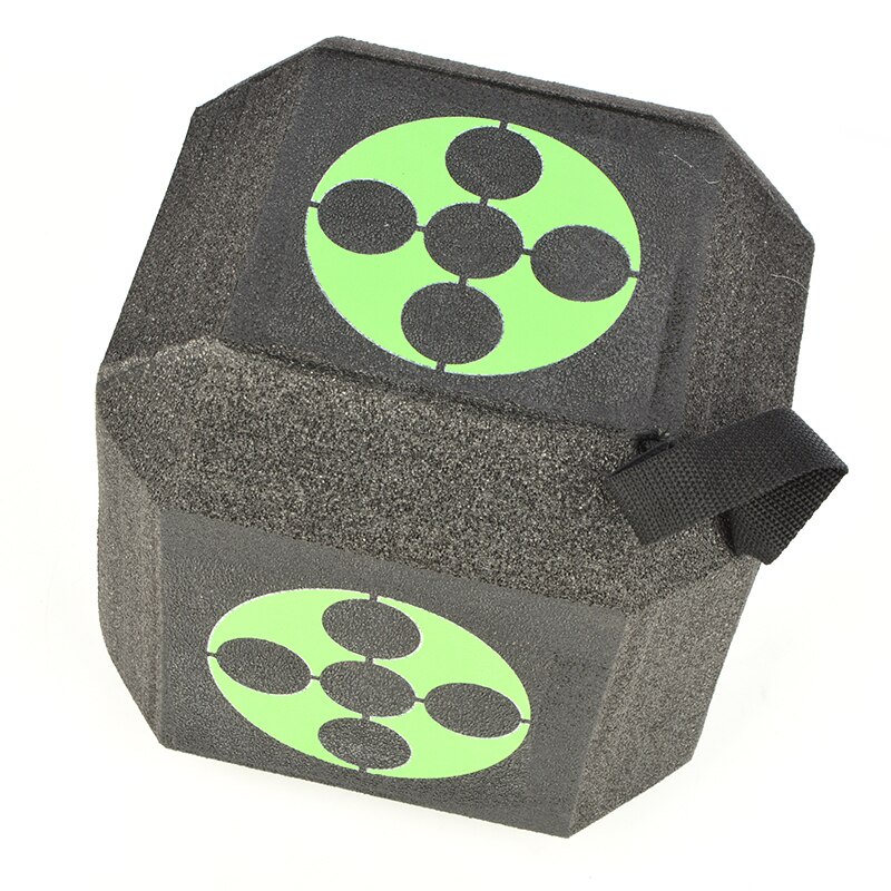 3D Archery Block Cube การล่าสัตว์แบบนำกลับมาใช้ใหม่ได้สีเขียว/สีแดง ...
