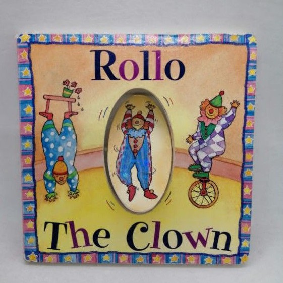 Rollo. The Clown (Little Spinners)., Small board book by Ronne Randall ...