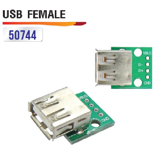 USB Female adapter PCB 4 pin | Shopee Thailand