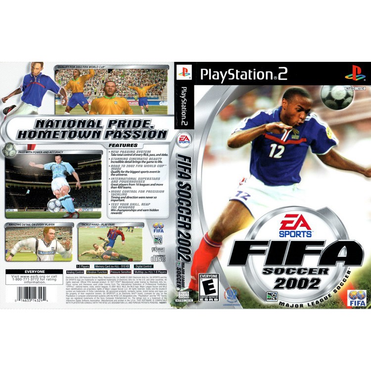 FIFA SOCCER 2002 [PS2 US : (Convert) DVD5 1 Disc] | Shopee Thailand