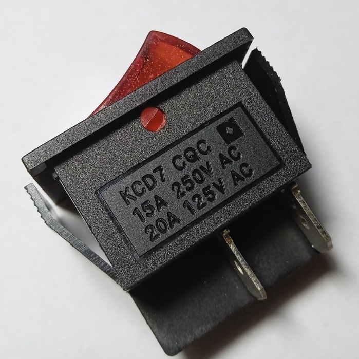 สวิทช์ KCD4 - KCD7 4ขา 15A / 16A 250V ขนาด 31 x 25 mm คอนแท๊คทองแดง ...