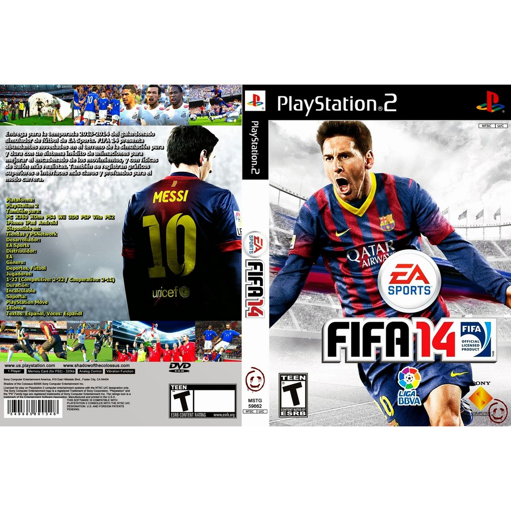 เกมส์ Fifa 14 (PS2) สำหรับเครื่องที่แปลงระบบแล้วเท่านั้น | Shopee Thailand