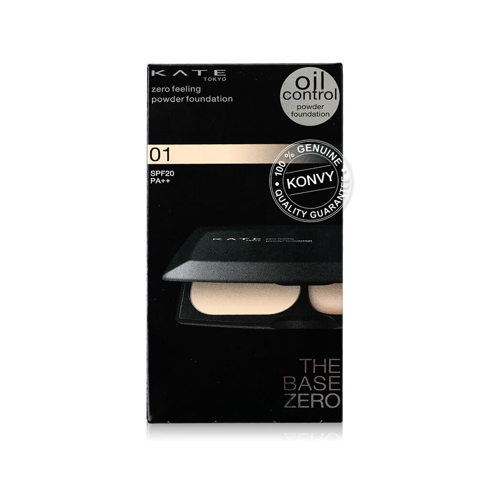KATE Zero Feeling Powder Foundation 9.5g #01 เคท แป้งผสมรองพื้นโฉมใหม่ ...