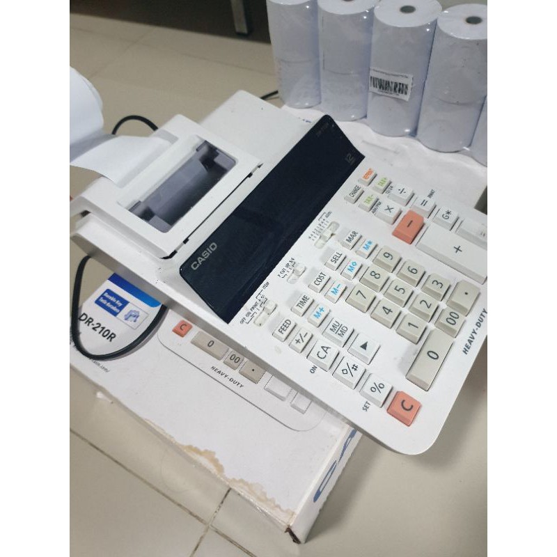 เครื่องบันทึกเงินสดcasioของแท้ประกันศูนย์รุ่นDR-210R | Shopee Thailand