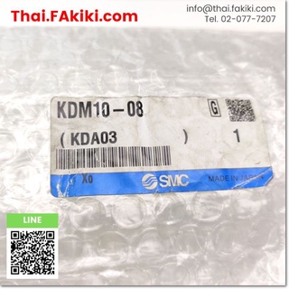 พร้อมส่ง,(A)Unused, KDM10-08 Rectangular Multi-Connector KDM Series connection tubes 10 8Ø ,SMC ...