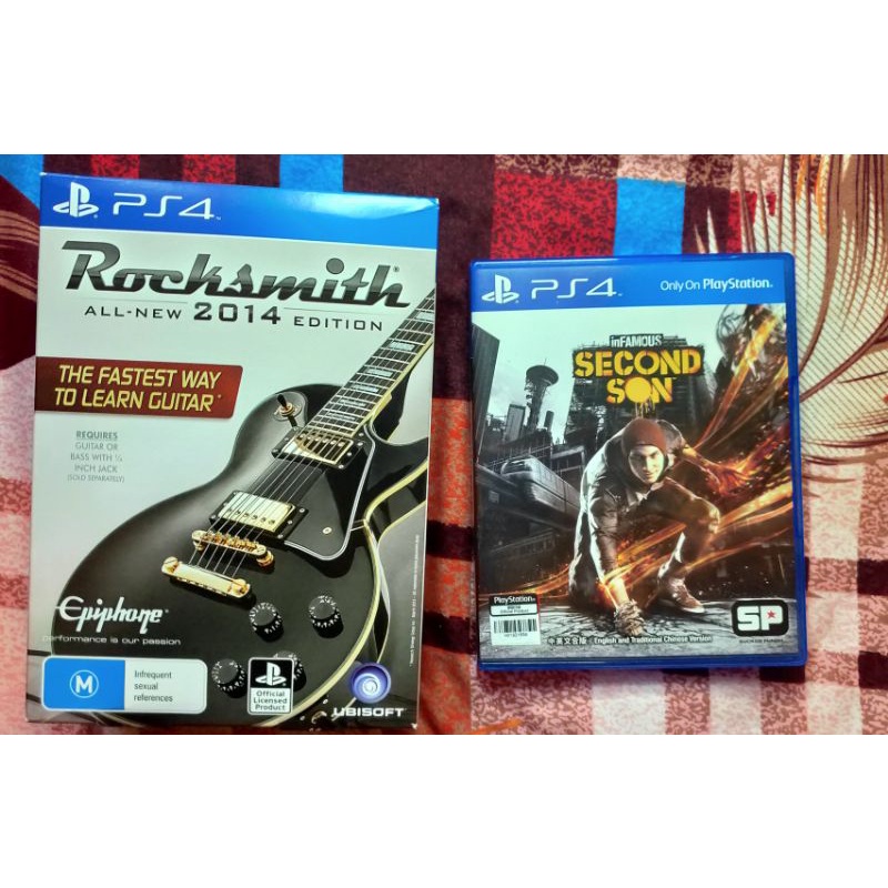 แผ่นเกม ps4 Rocksmith พร้อมสาย | Shopee Thailand