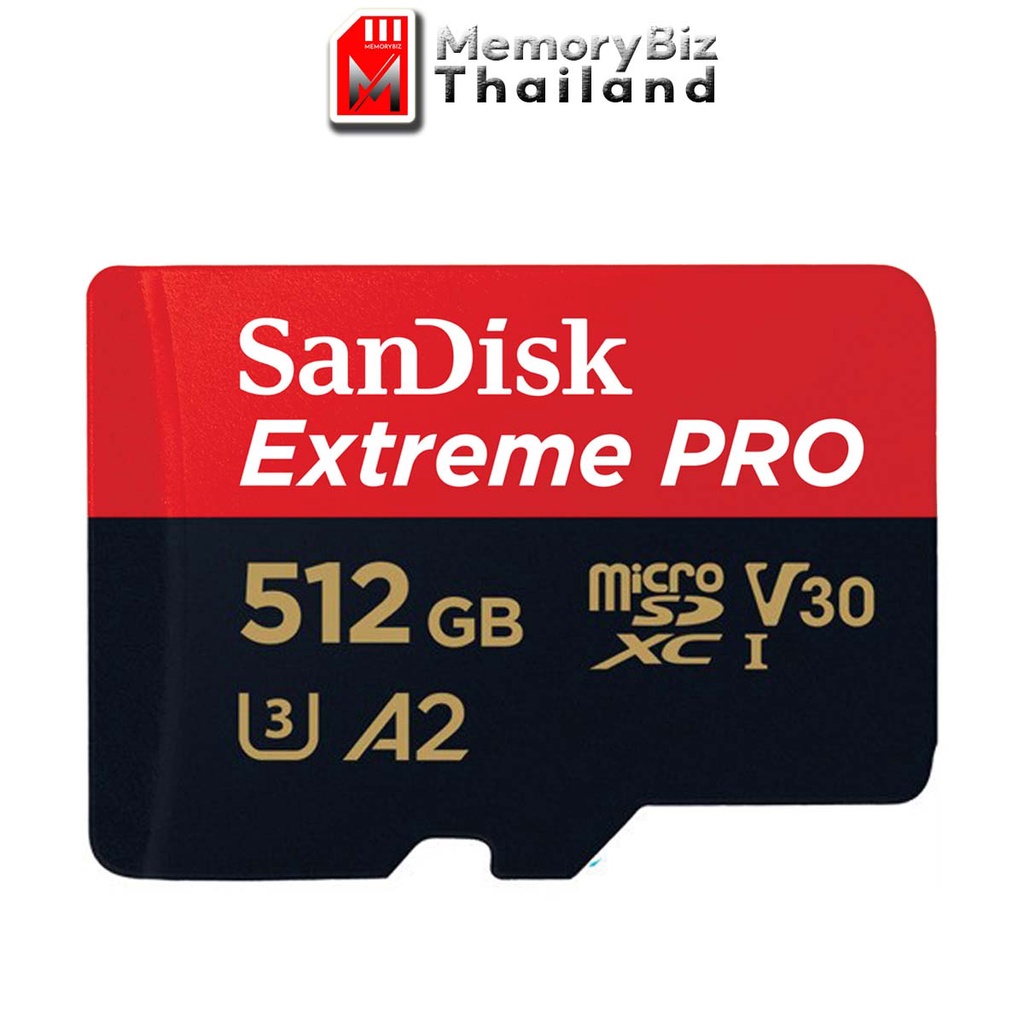 SanDisk Extreme Pro microSDXC A2 UHS-I 512GB Speed 170MB/s เขียน 90MB/s (SDSQXCZ_512G_GN6MA ...