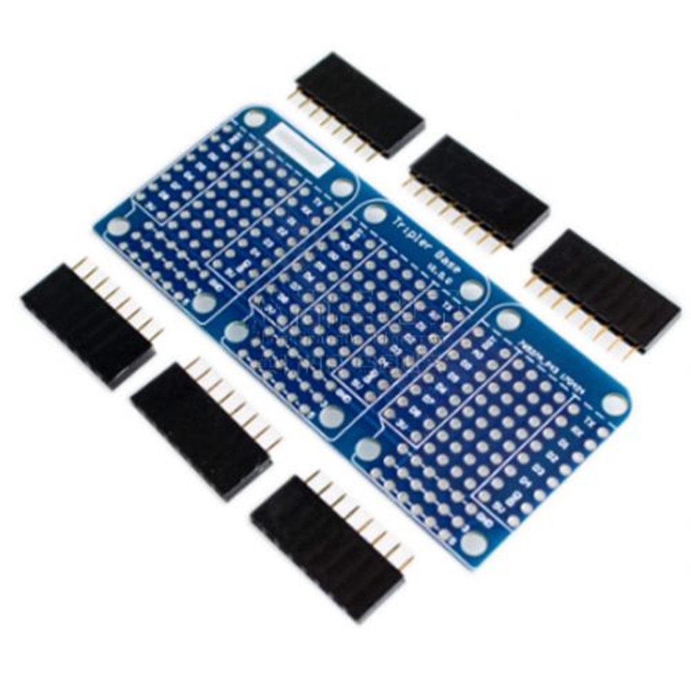 DIYMORE โมดูล Triple Socket Three Base Shield สำหรับ WeMos D1 Mini ... DIYMORE โมดูล Triple Socket Three Base Shield สำหรับ WeMos D1 Mini ...