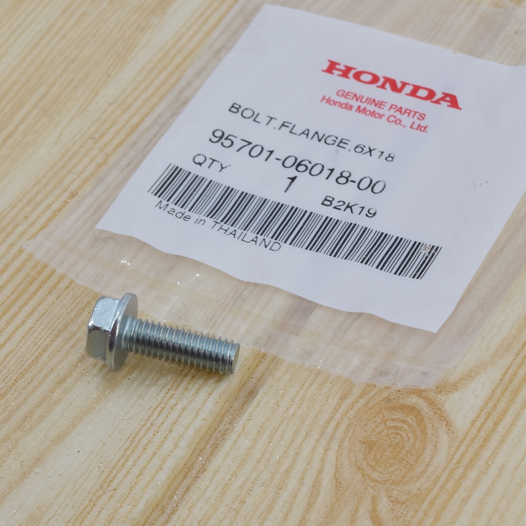 น๊อต 6x18มิล/น๊อตไล่ลมกระบอกดันโซ่ราวลิ้น แท้ศูนย์ฮอนด้า ราคา/1ชิ้น ...