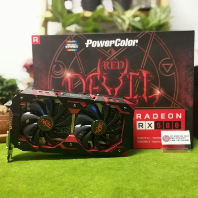 การ์ดจอ (VGA) PowerColor RX580 8GB DDR5 RED DEVIL (Original Bios ...