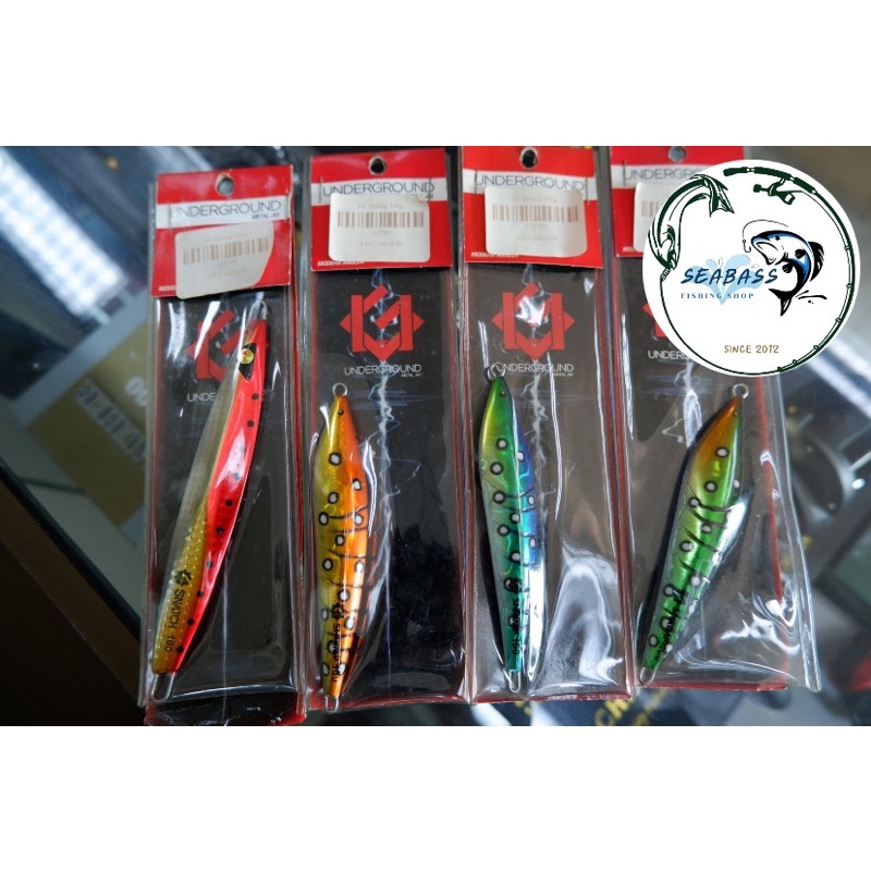 เหยื่อจิ๊ก LURES FACTORY UNDERGROUND 40/60/80/100/120g. (เลือกสีในแชท ...