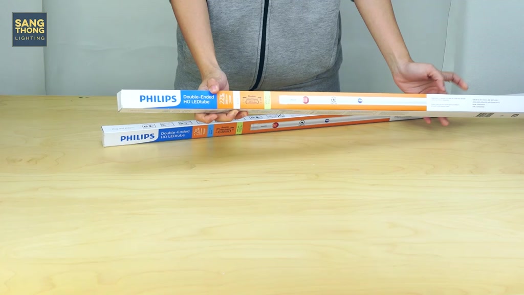 (รุ่นใหม่) Philips LED T8 18w 22w หลอดนีออน ฟิลิปส์ มี 4000k 6500k ยาว 1200 มม ไฟเข้าสองทาง ...