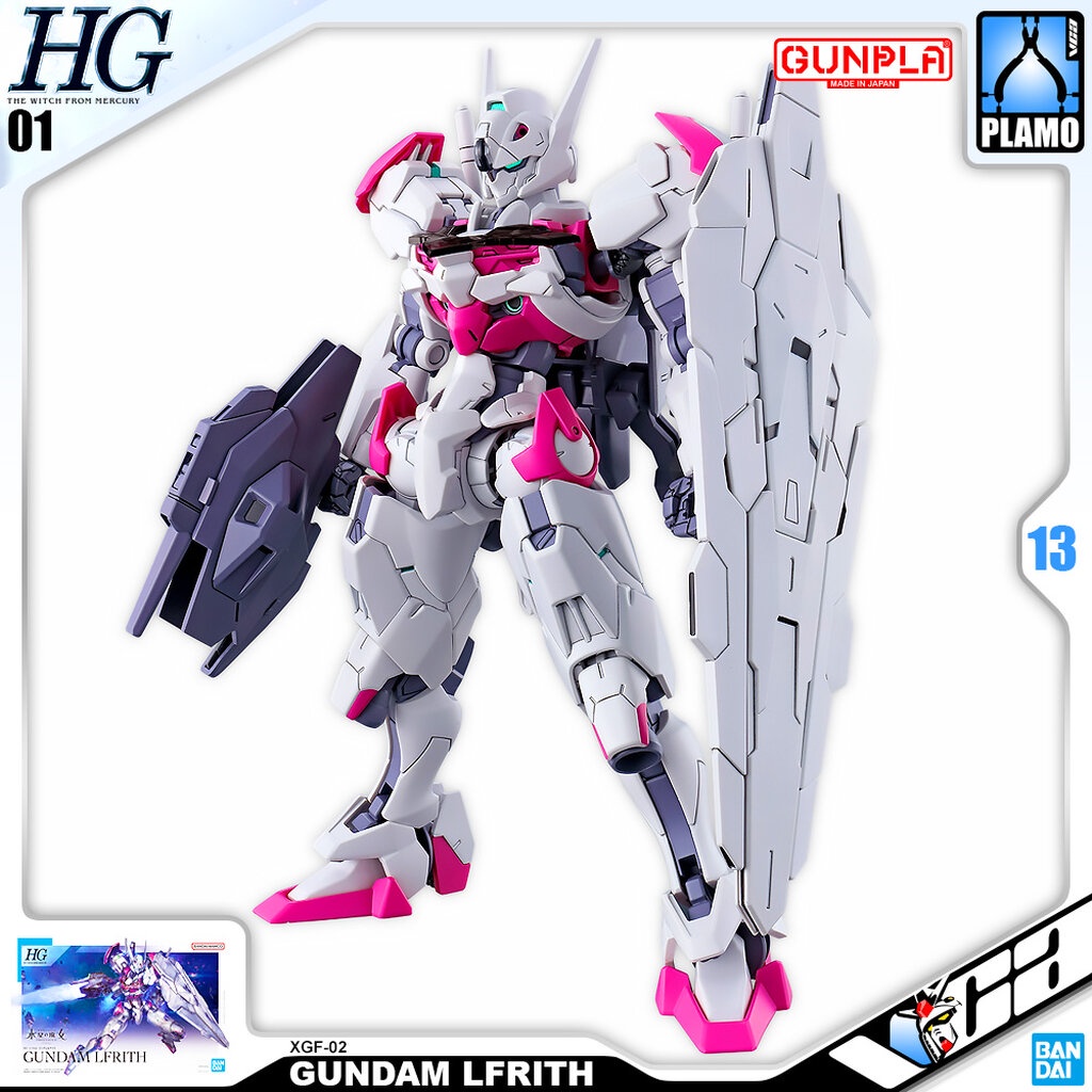 VCA ⭐️ BANDAI GUNPLA HIGH GRADE THE WITCH FROM MERCURY HGTWFM HG 1/144 ...