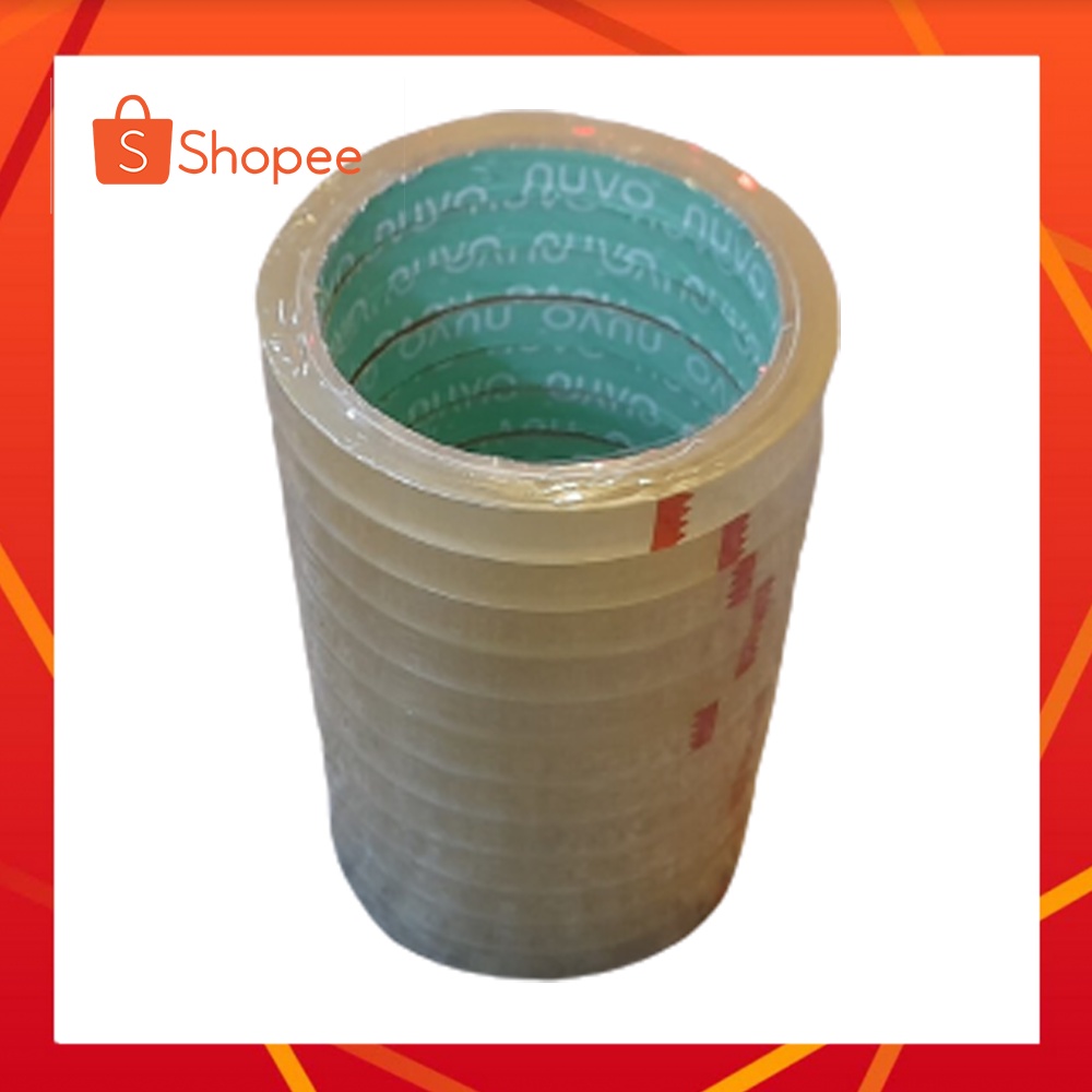 Nuvo เทปOPP เทปสีใน Nuvo แกน 3 นิ้ว หน้ากว้าง 1/2 นิ้ว, 3/4 นิ้ว, 1 ...