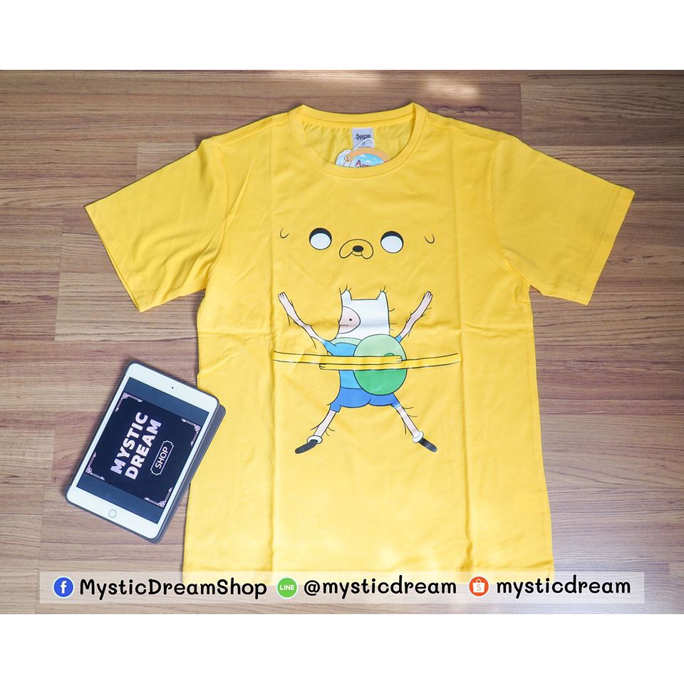 เสื้อยืด Adventure Time Jake Hug Finn Shirt ลิขสิทธิ์แท้จาก ...