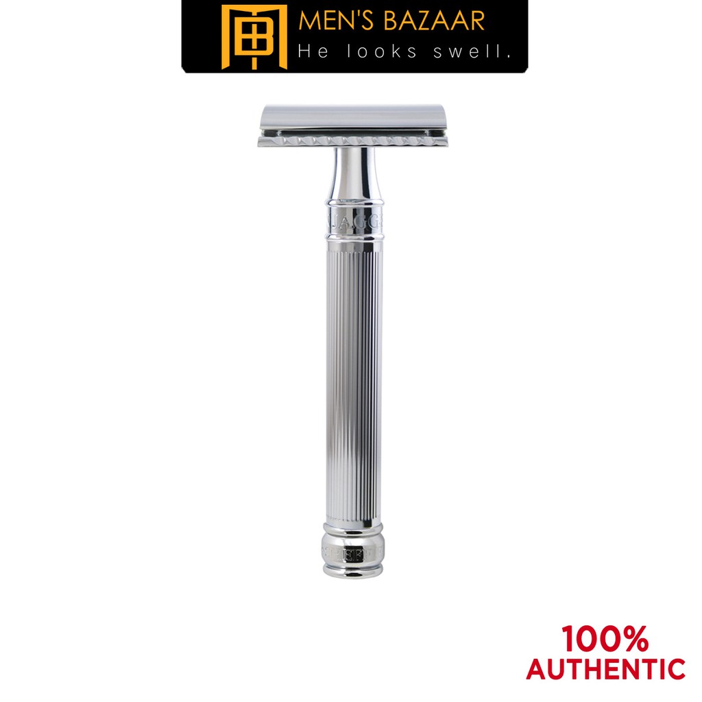 Edwin Jagger - DE Series - DE89 Chrome Lined Double Edge Safety Razor (Long Handle) | Shopee ...