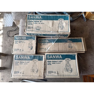 Gate Valve Sanwa 3/4", 1.1/2", 2", 4" ประตูน้ำ ซันวา Sanwa | Shopee Thailand