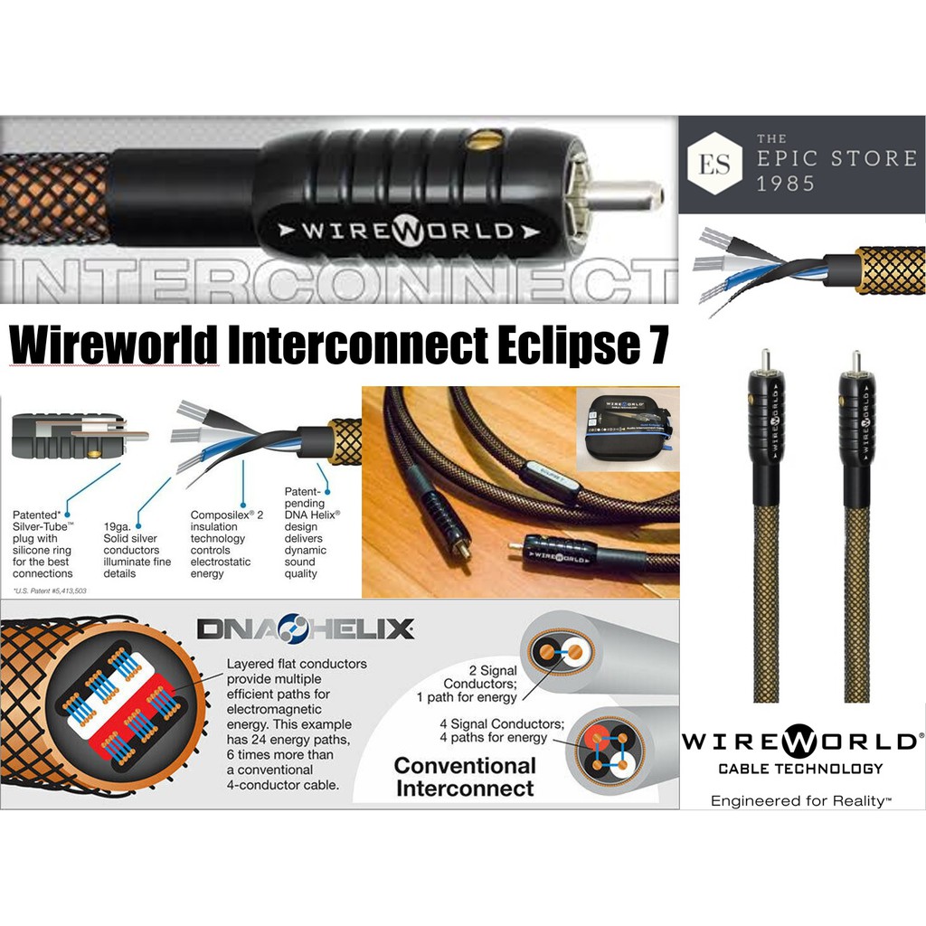 Wireworld Interconnect Eclipse 7 สาย Interconnect Eclipse 7 (สินค้ามือ ...