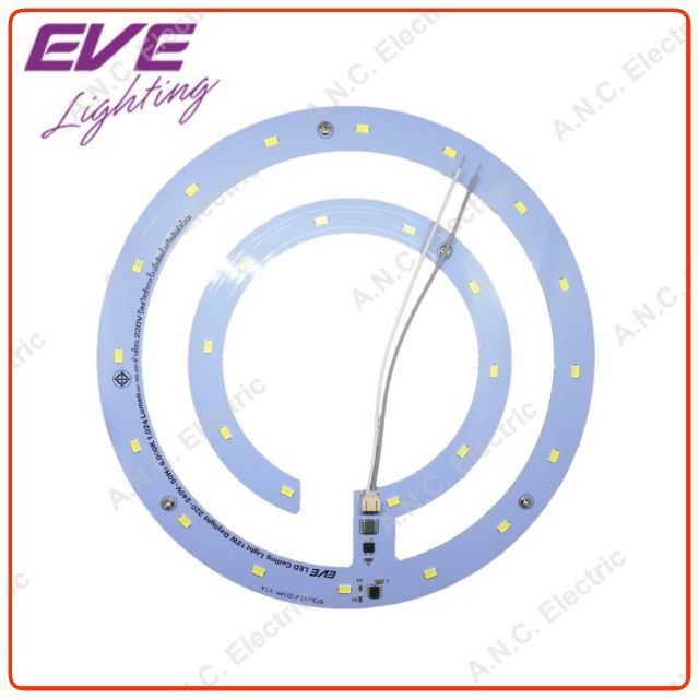 EVE (สินค้าบรรจุในถุงไม่มีกล่อง) แผงไฟ LED 12W แสง Daylight Ceiling Kit LED | Shopee Thailand