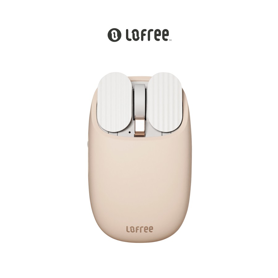 Xiaomi Lofree Dual-Mode Mouse (Milktea) Bluetooth2.4G รองรับ Mac,IOS ...