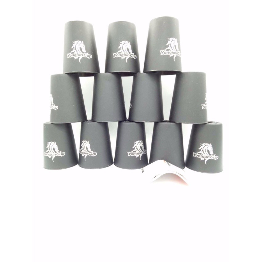 แก้วสแต็ค YJ Speed Stack Cups Set 12 Pcs Family Game Stacking Rapid ...