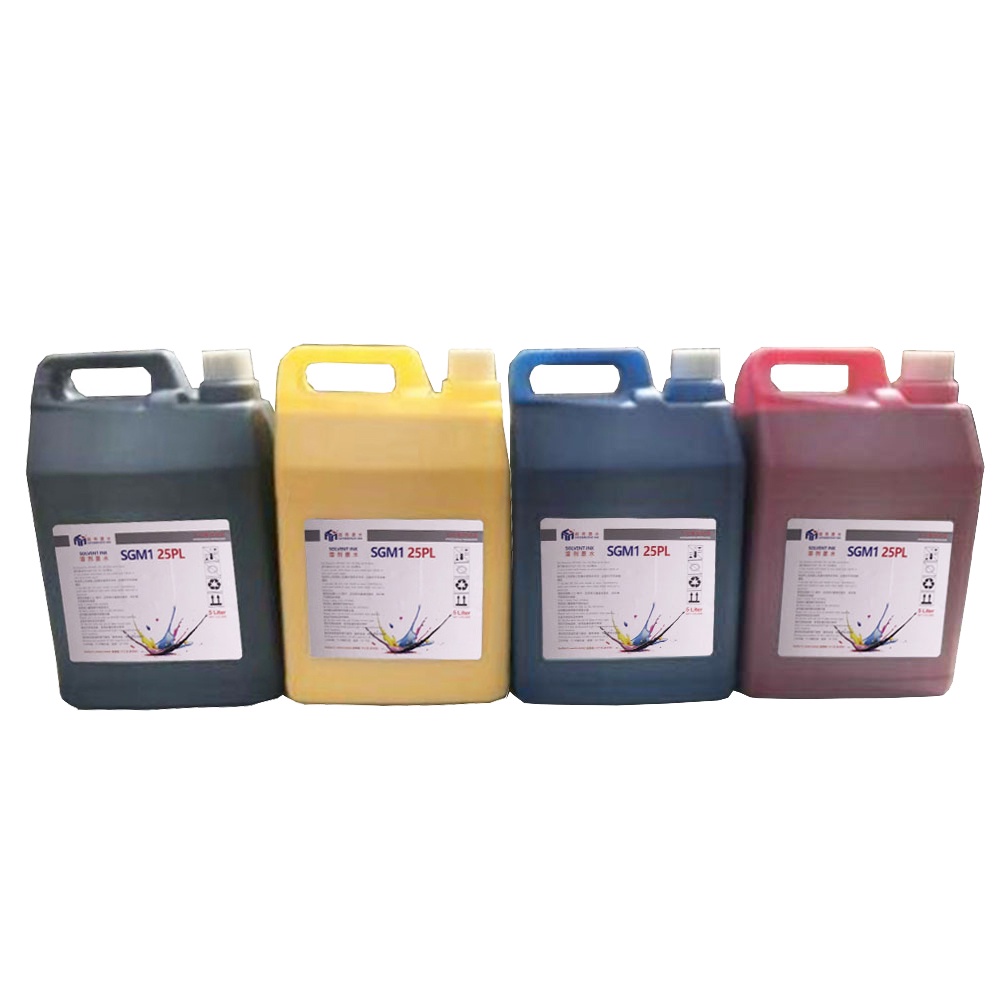หมึก น้ำหมึก หมึกพิมพ์ GZ Starfire SG1024-25pl Solvent Ink (5L ...