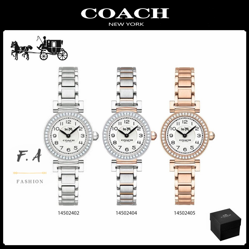 F.A（ของแท้100% ） Coach 14502402 14502404 14502405 - 23 mm นาฬิกาแบรนด์ ...
