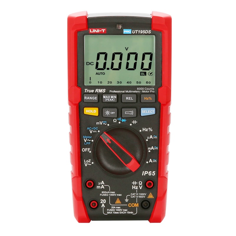 Uni-t UT195E UT195M UT195DS มัลติมิเตอร์ RMS ACV 750V 5kHz แบนด์วิดท์ ...