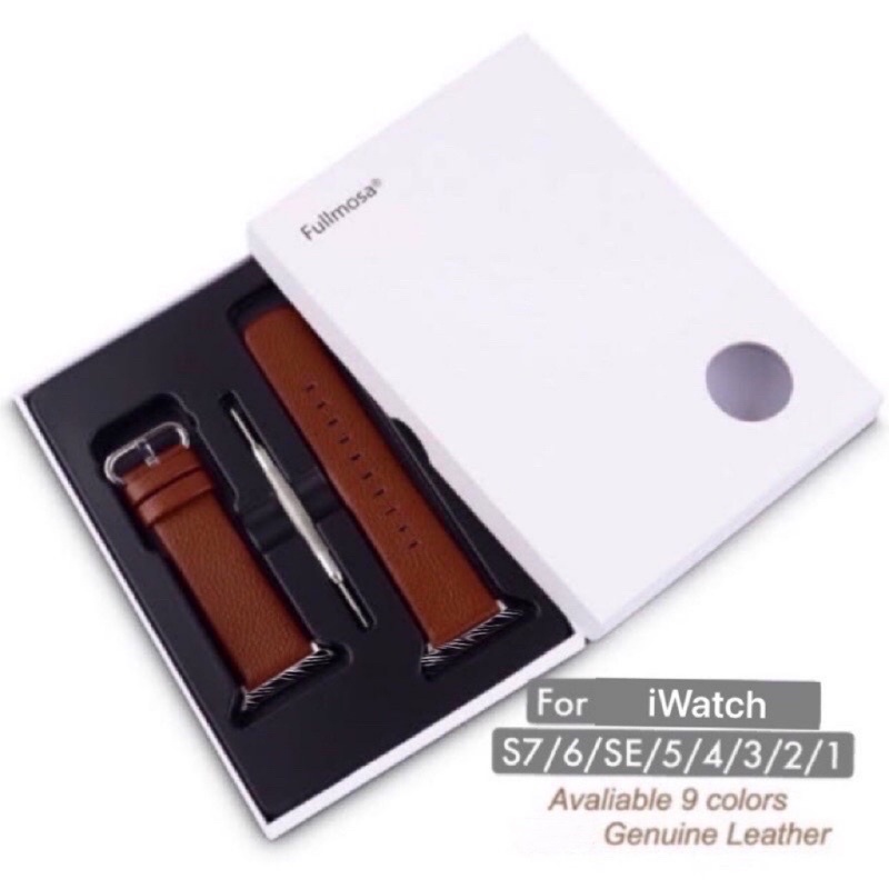 พร้อมส่งจากไทย สายใช้สำหรับ iWatch หนังวัวแ ท้ (Grade Premium) iWatch ...