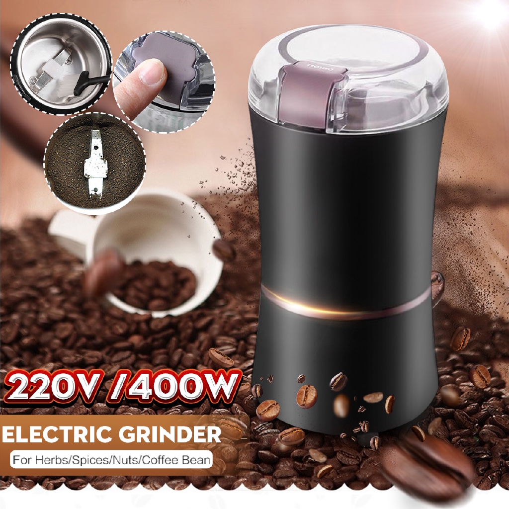 เครื่องบดเมล็ดกาแฟไฟฟ้า 220V 400W สําหรับบ้าน ออฟฟิศ | Shopee Thailand